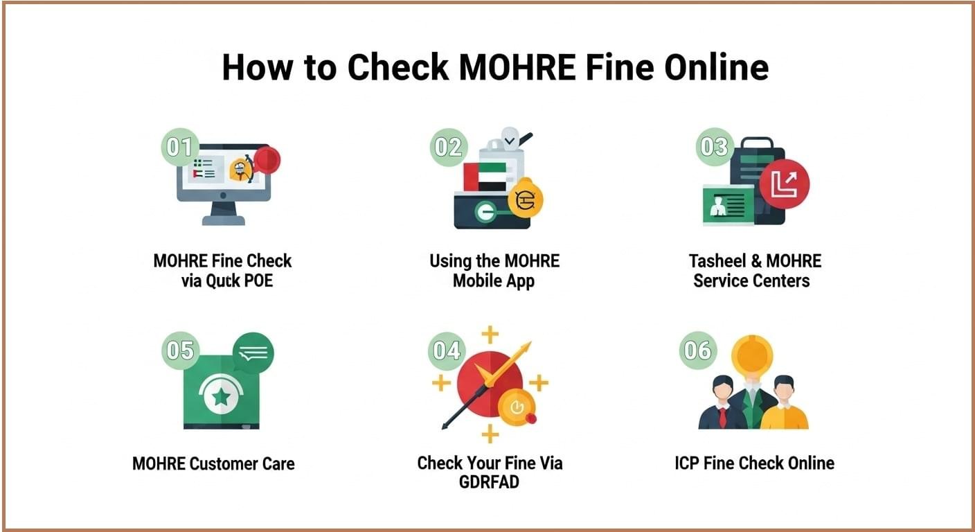 MOHRE Fine Check – Labour Card and Work Permit Fines UAE
